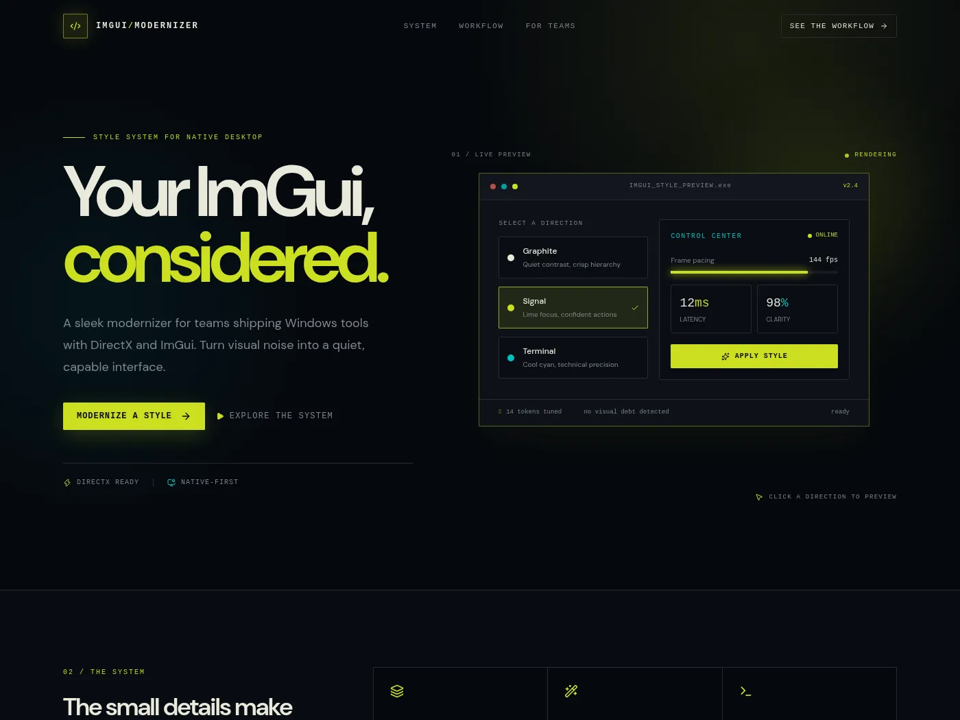 ImGui Style Modernizer