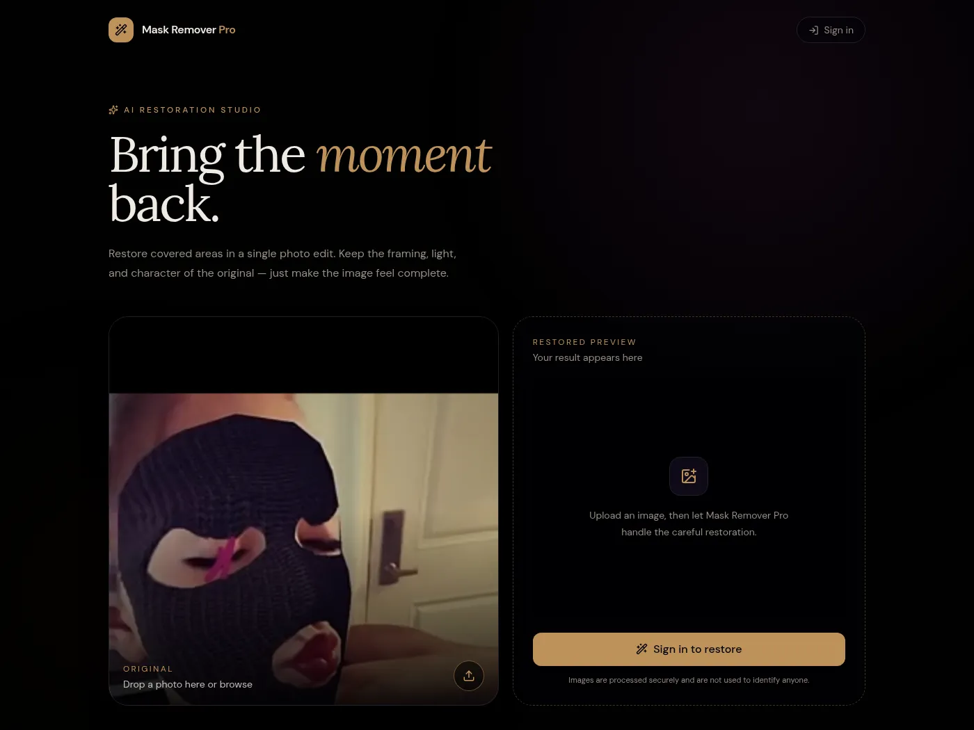 Mask Remover Pro