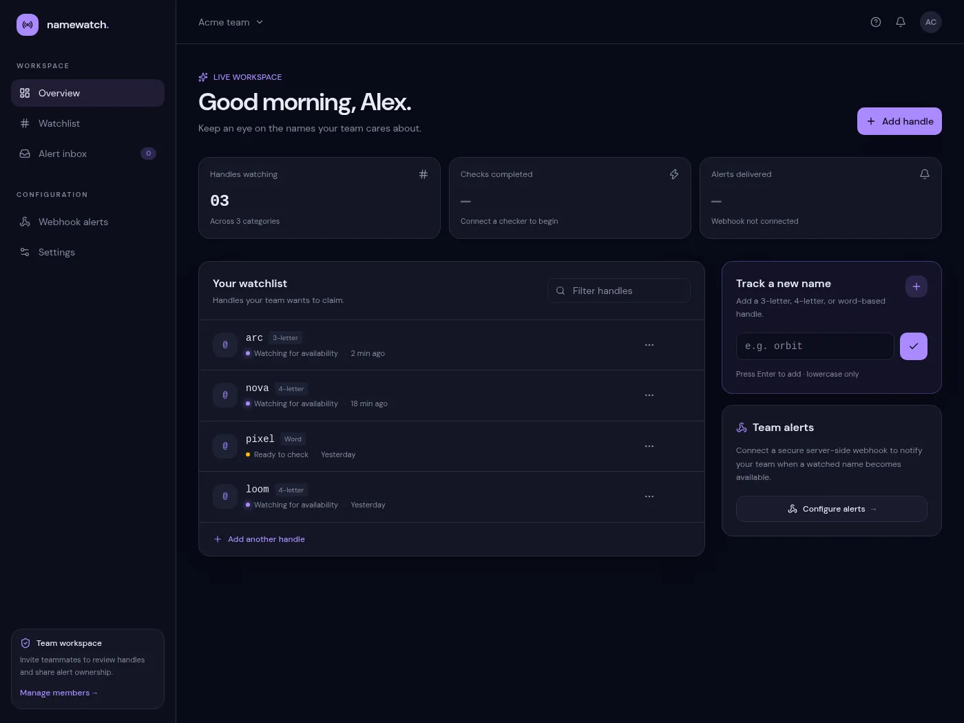 Discord Name Notifier