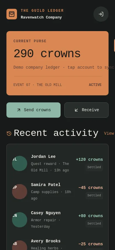 LARP Wallet Mobile