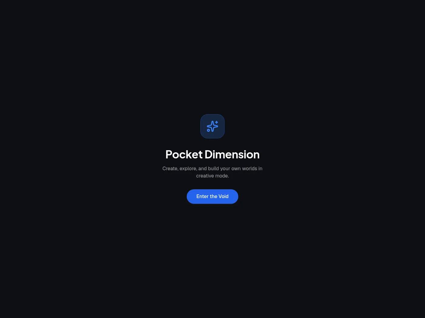 Pocket Dimension Creator