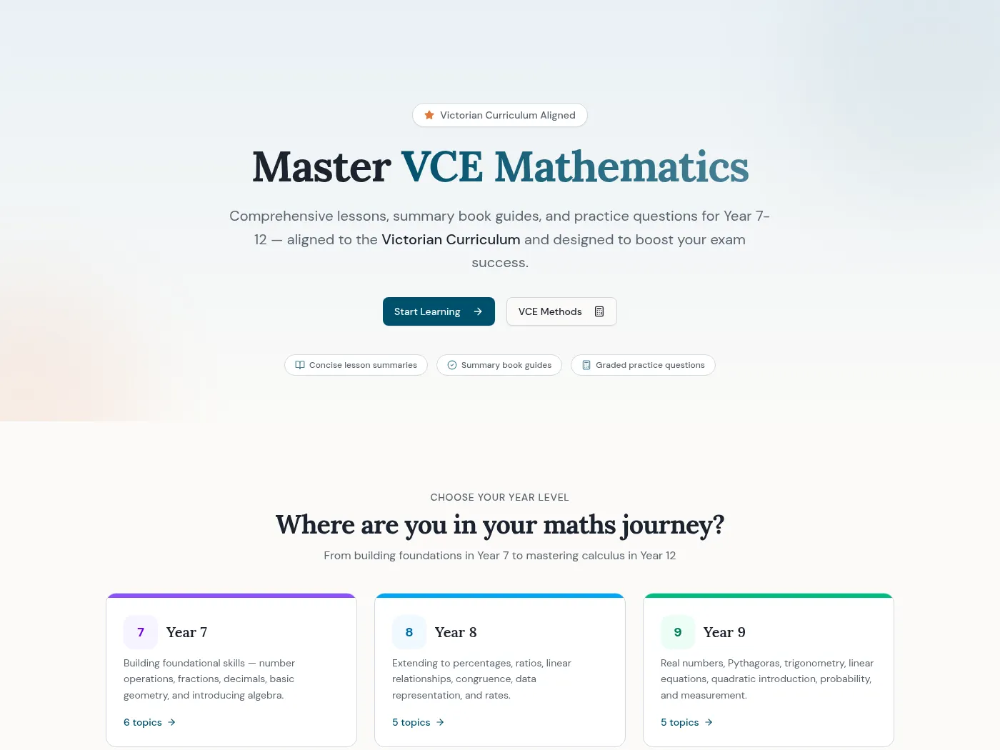 VicMaths Exam Prep