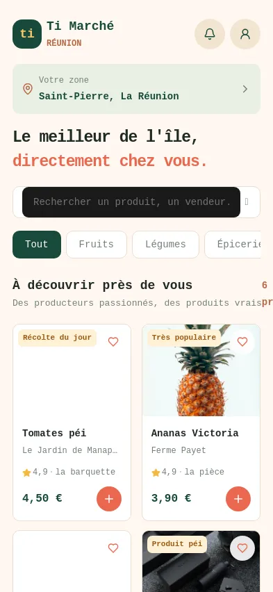 Ti Marché Réunion App