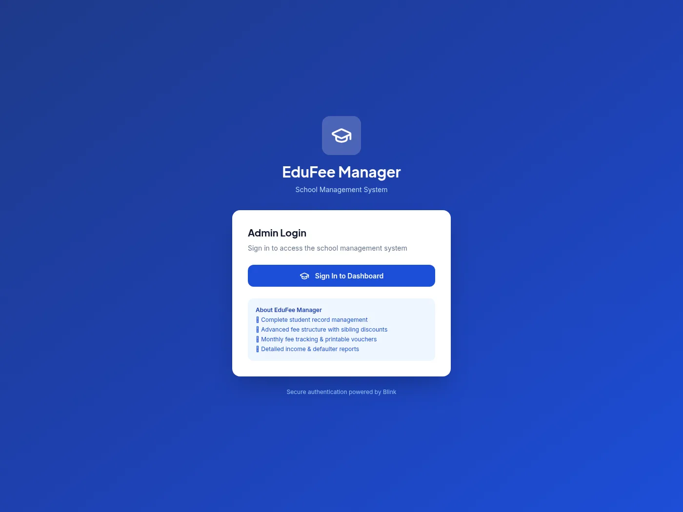 EduFee Manager