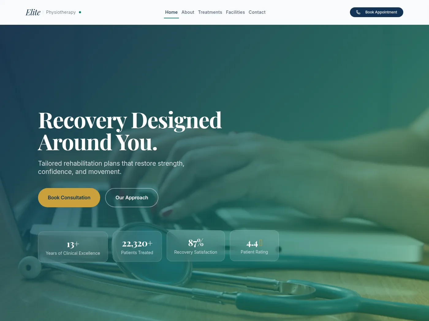 Elite Physiotherapy Web Experience
