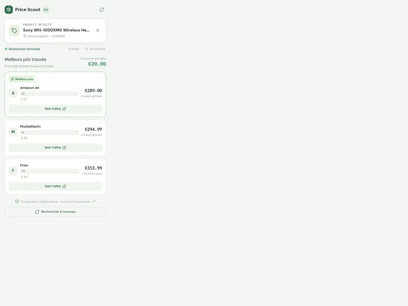 Price Scout Europe