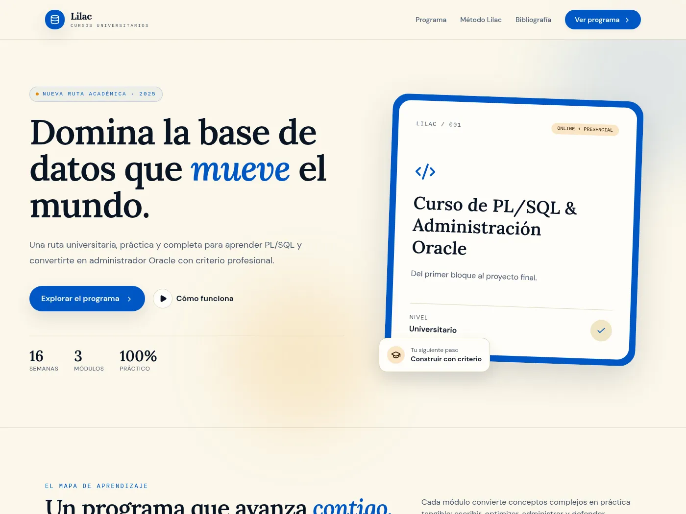Lilac Cursos Rediseñado