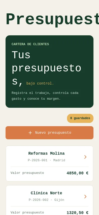 GASPRE Gastos App