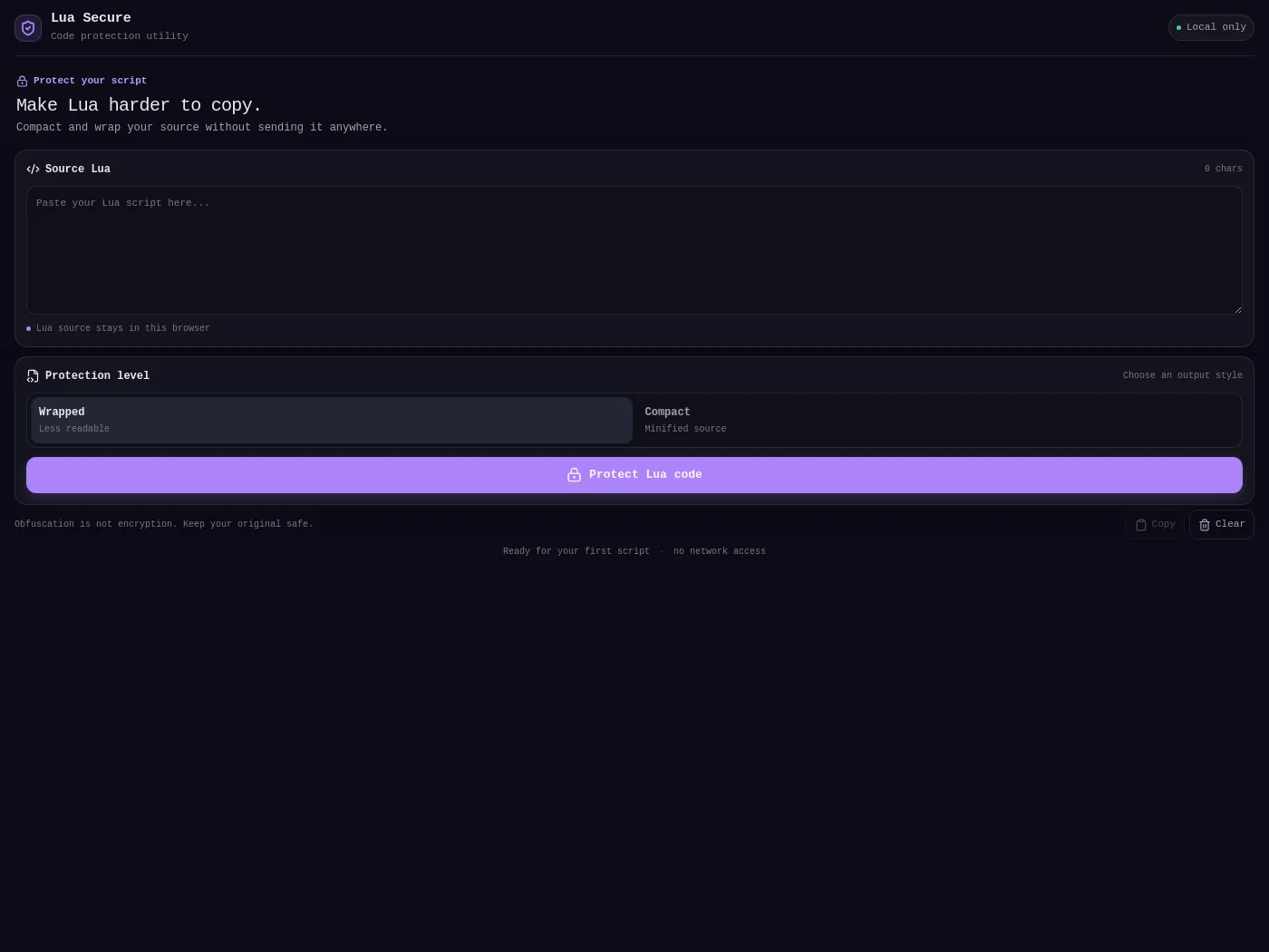 Lua Code Security Plus