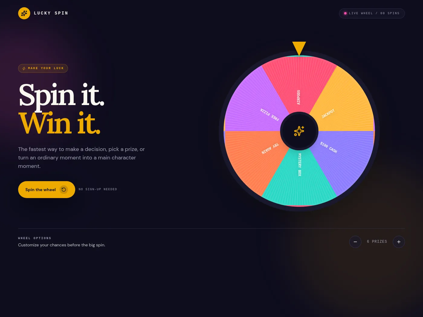 Lucky Spin Wheel
