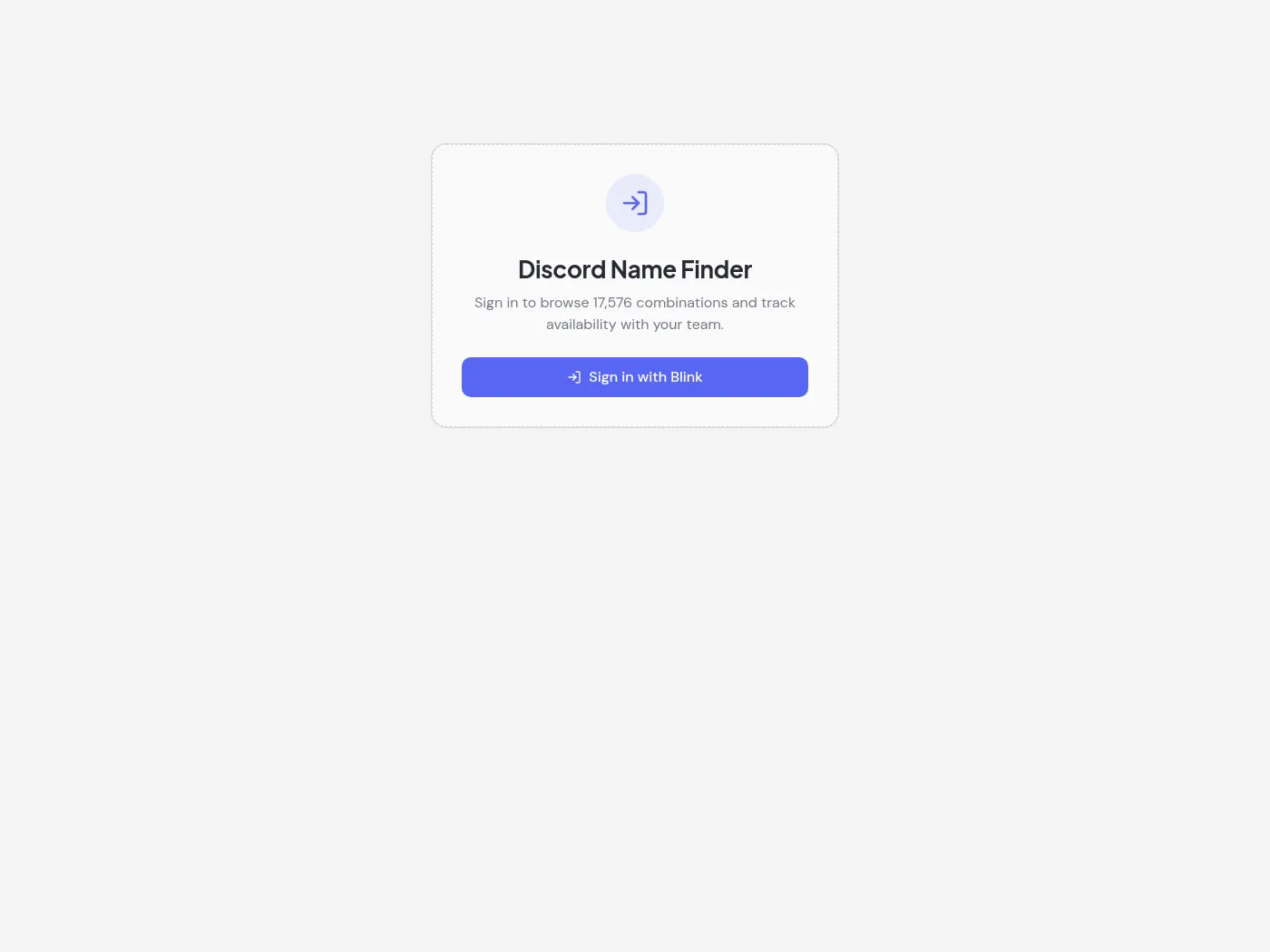 Discord Name Finder
