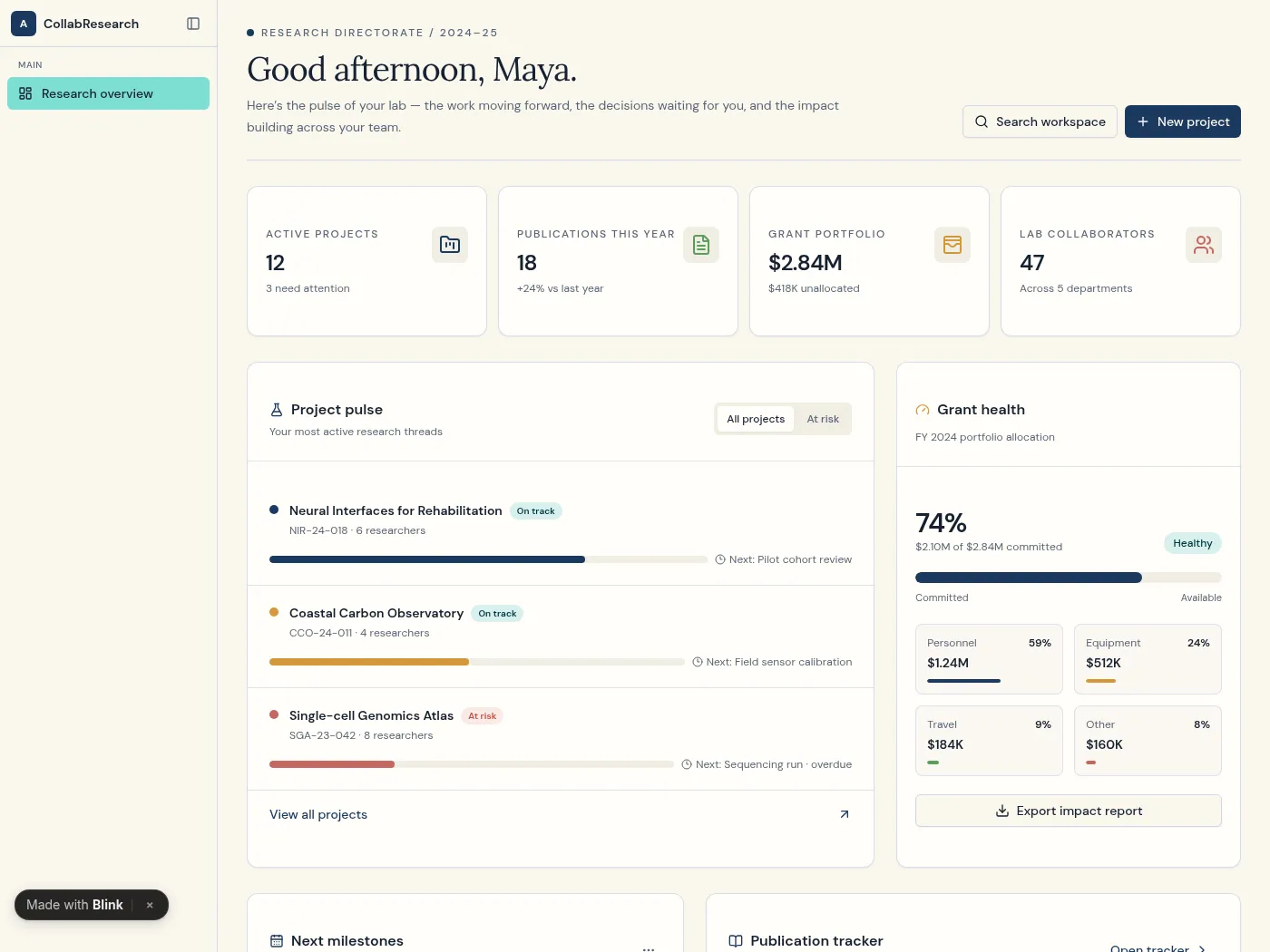 CollabResearch Hub
