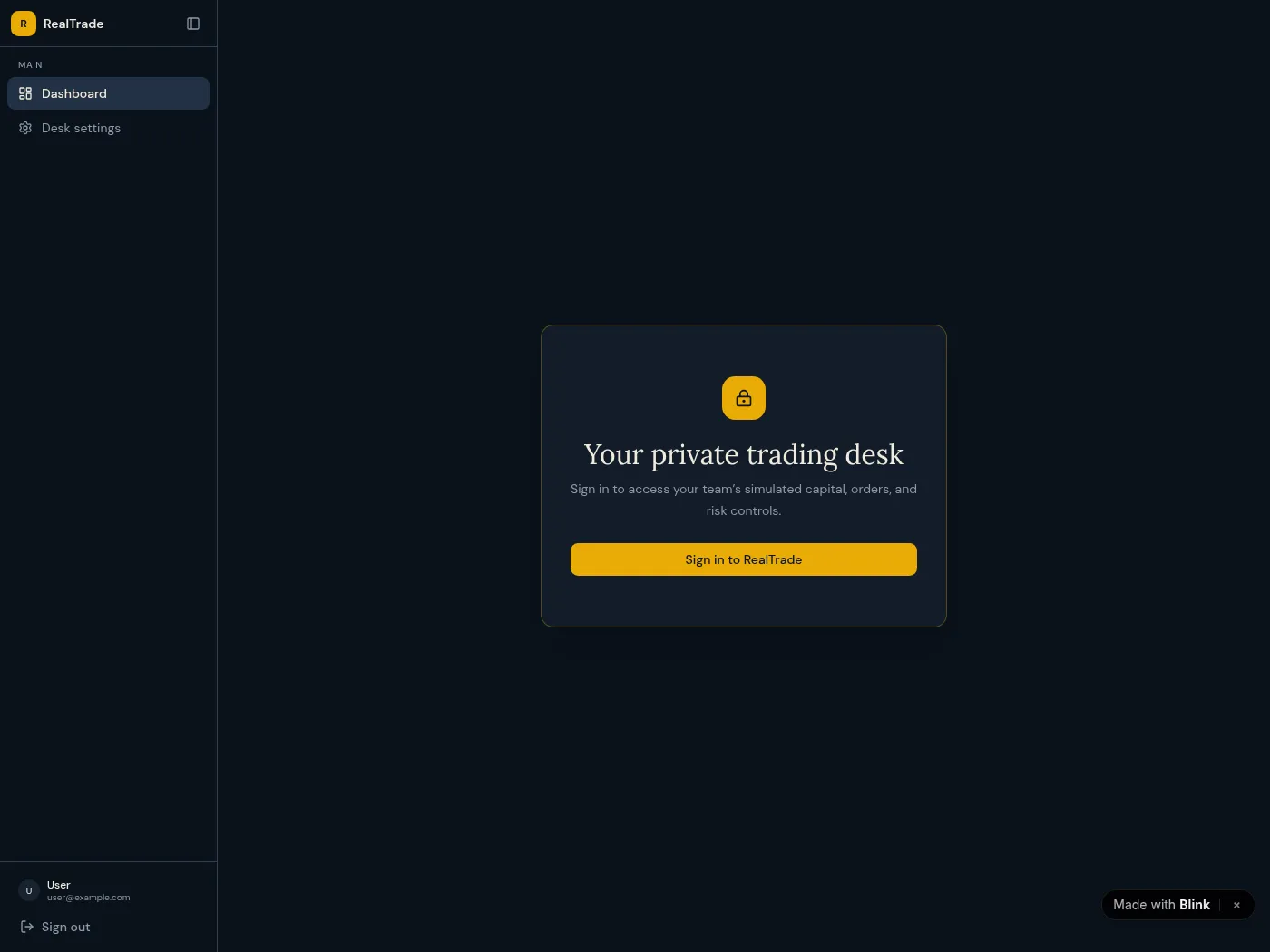 RealTrade Simulator