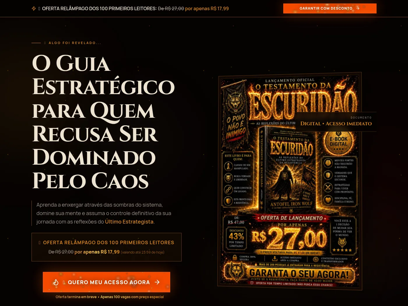 Testamento Landing Page (Remix)