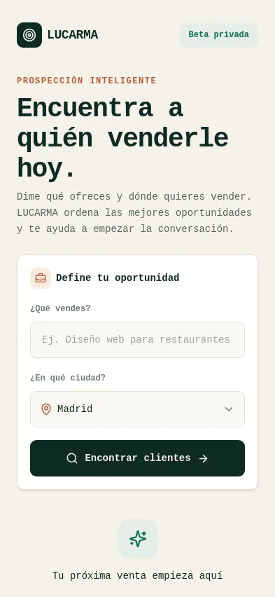 LUCARMA Leads Finder