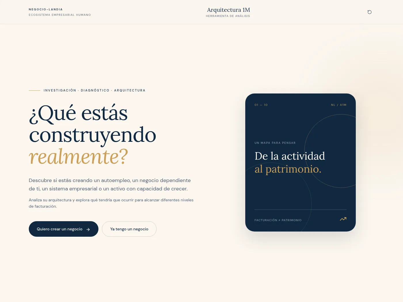 Arquitectura 1M Toolkit