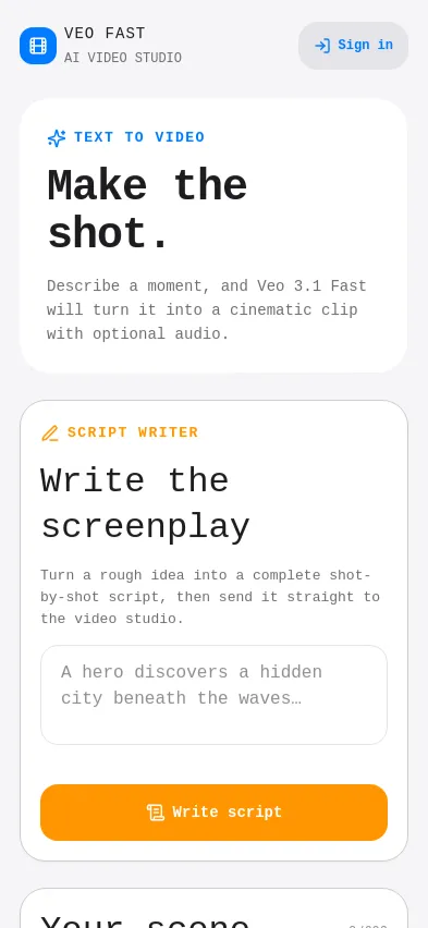 Veo3 Quick Video Maker