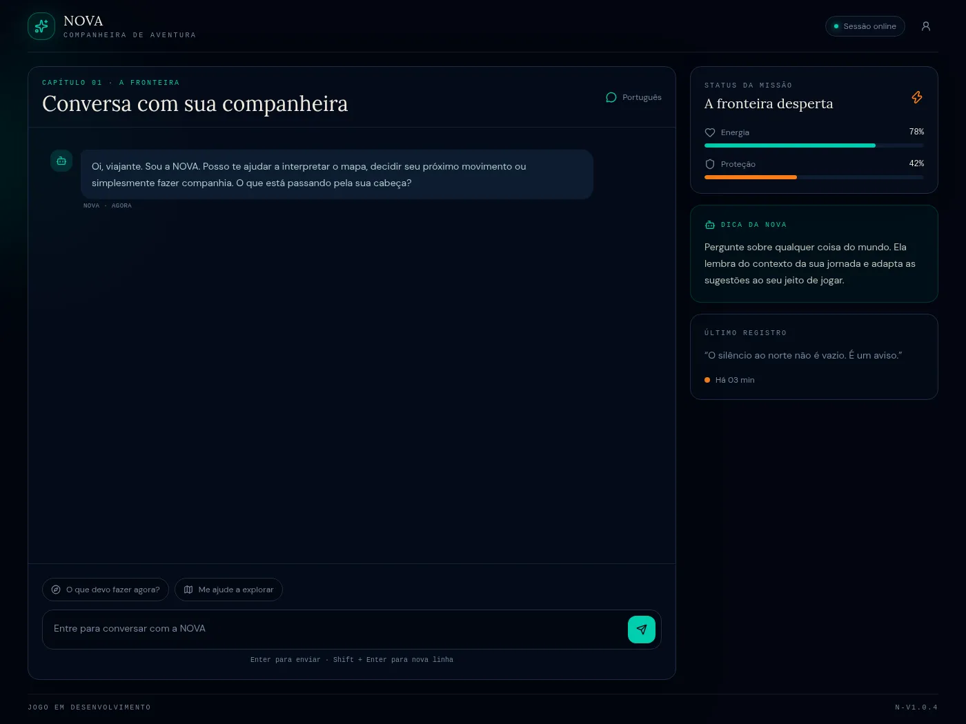 Jogo IA Companheira