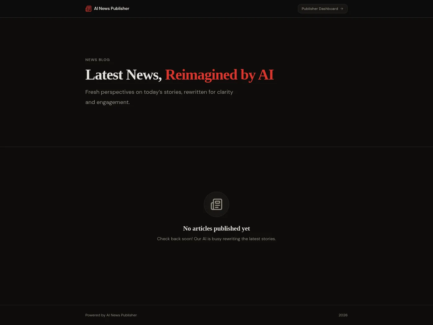 AI News Republisher