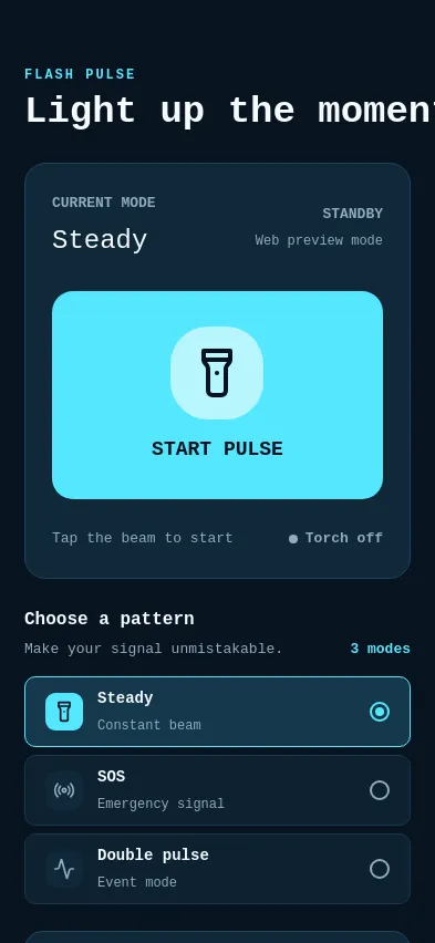 Flash Pulse App