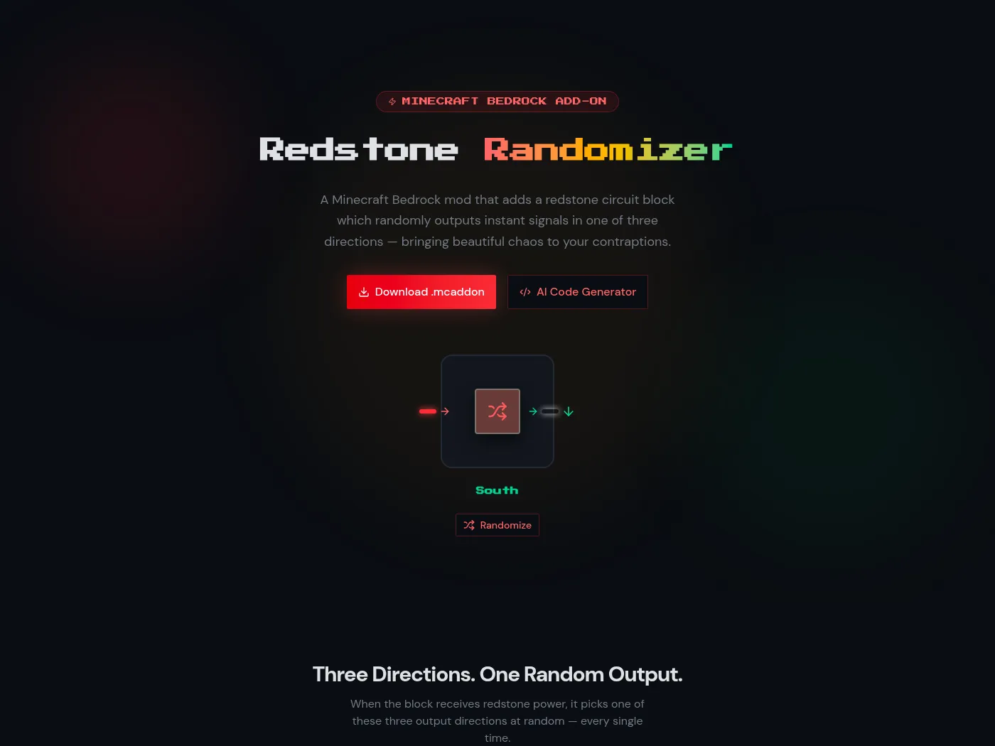 Redstone Randomizer Mod