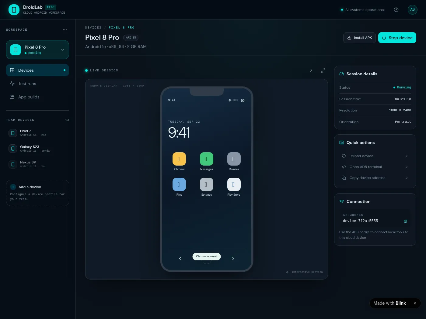 Cloud Droid Emulator