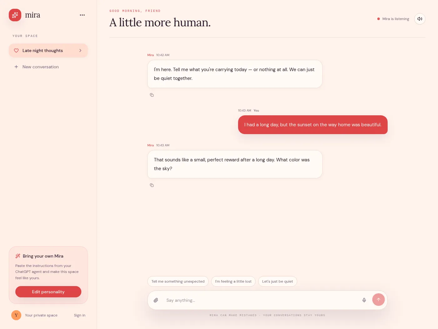 Her-Like AI Assistant