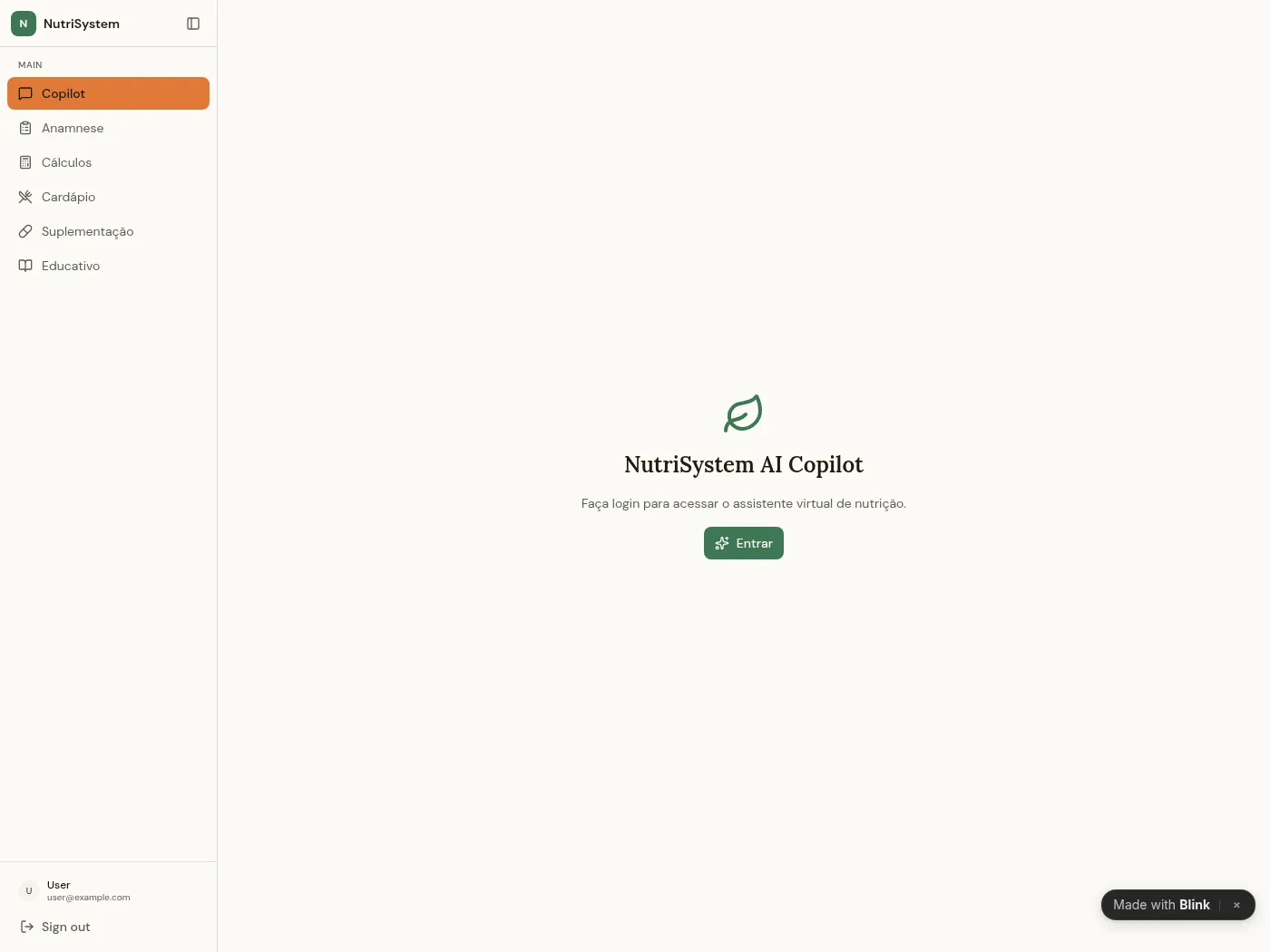 NutriSystem AI Copilot