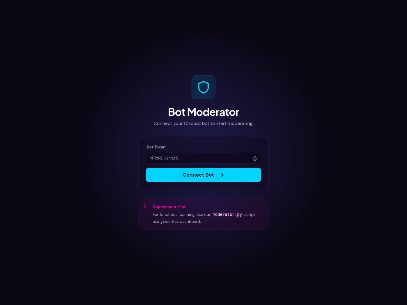 Discord Bot Moderator