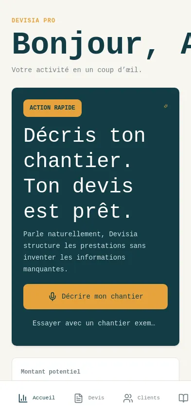 Devisia Pro App