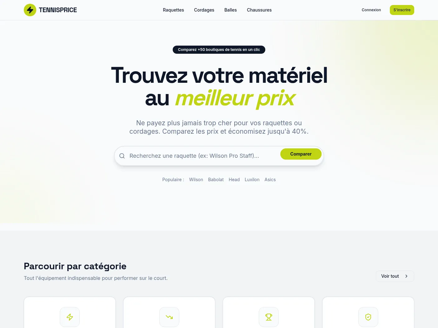 TennisPrice Finder