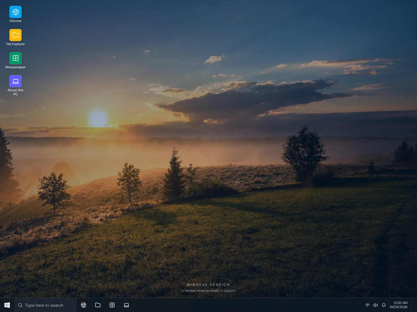 WinDesk Web Emulator