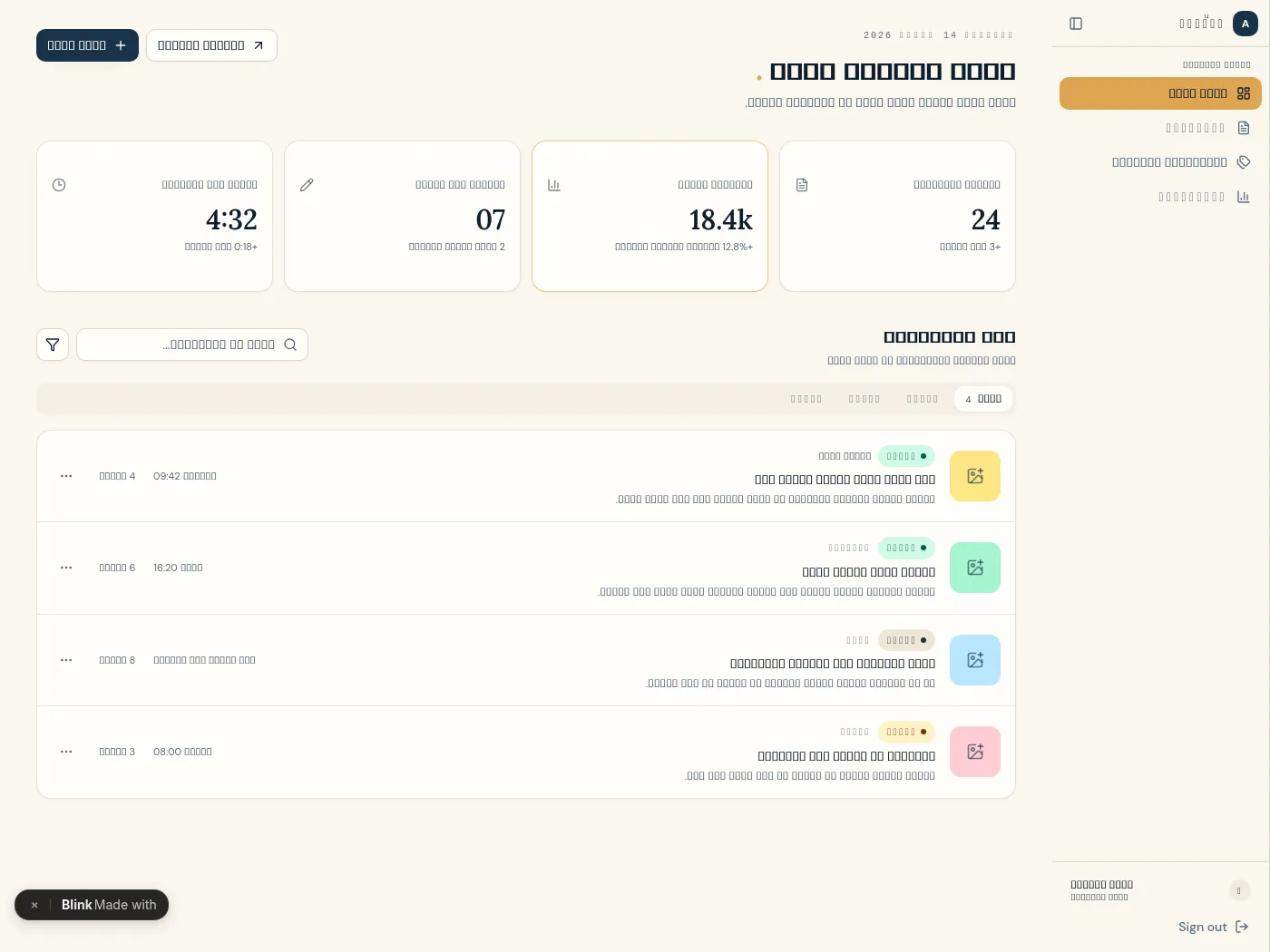 Blogger CMS Template