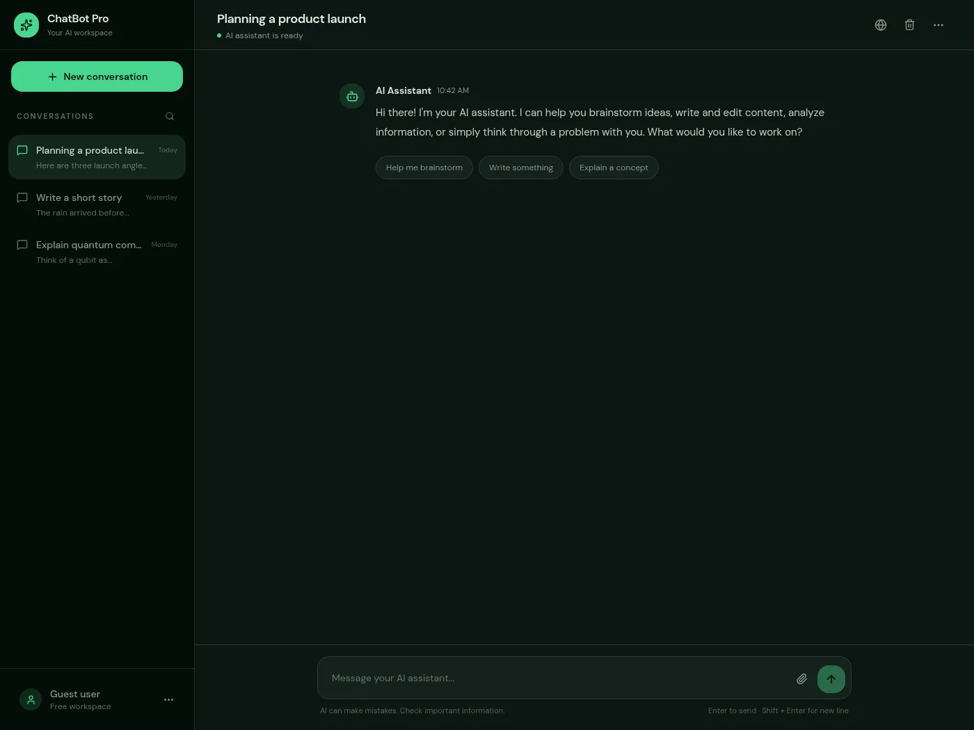 AI ChatBot Pro