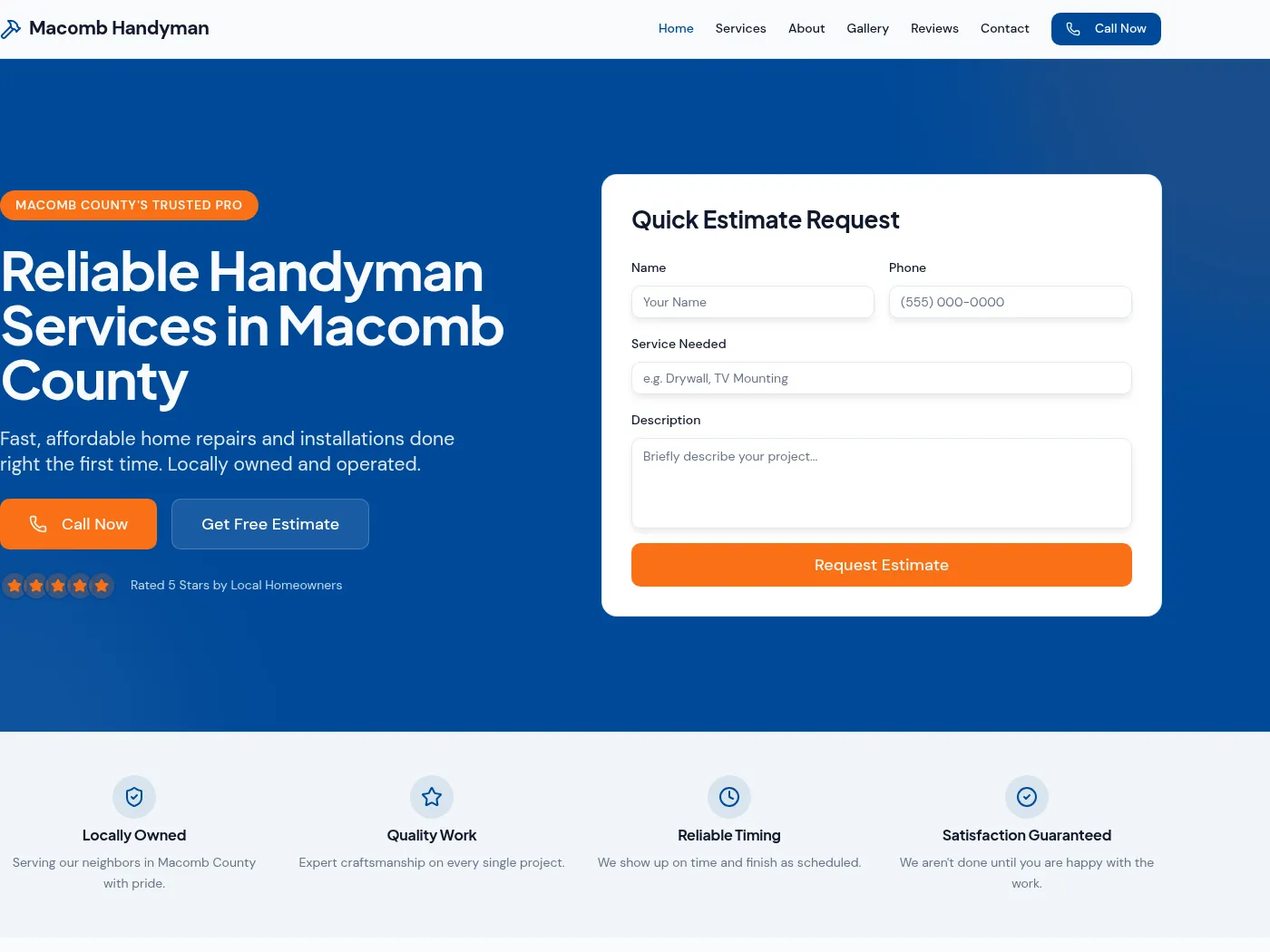 Macomb Handyman Site