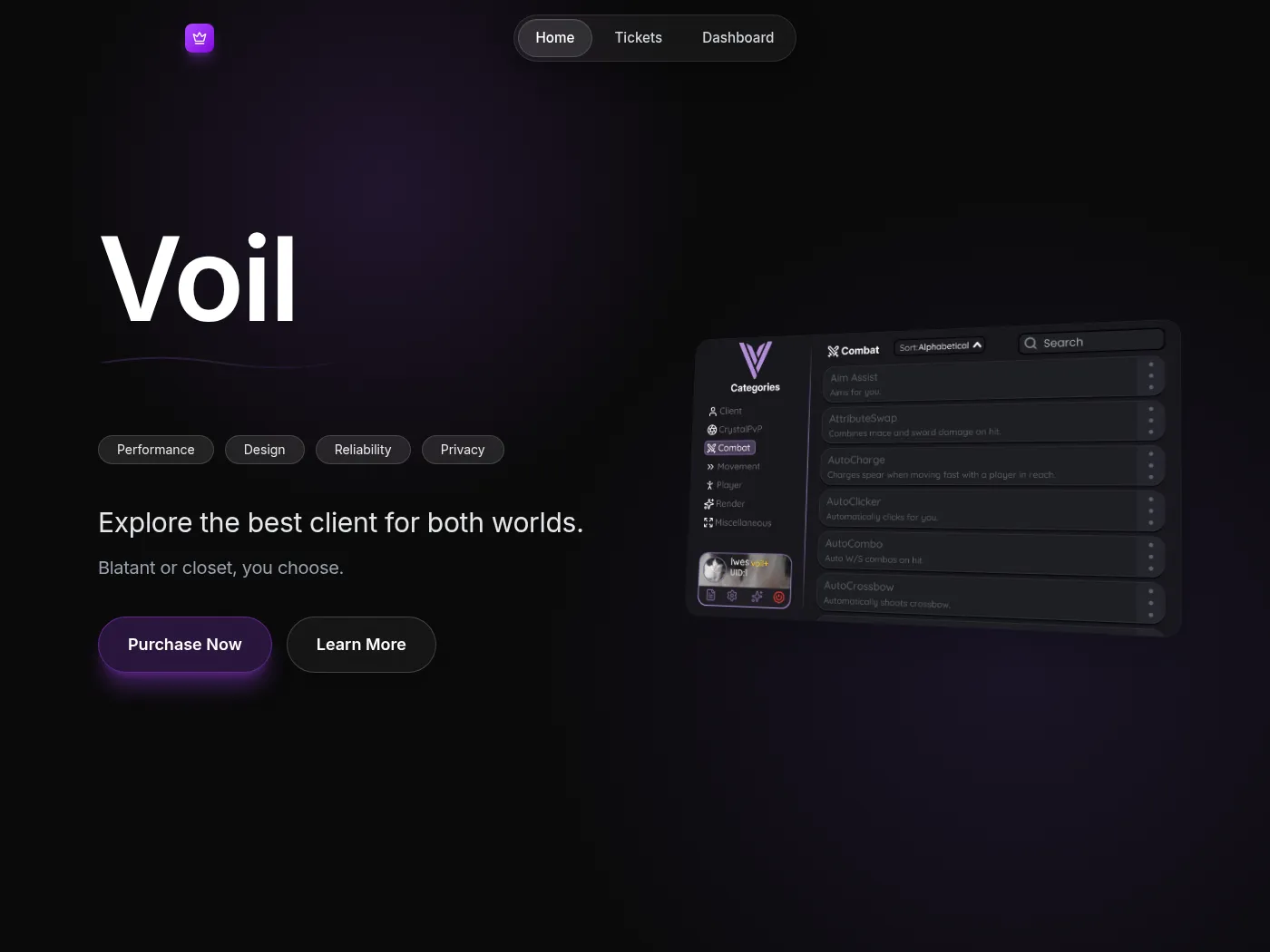 VoilClient Web Clone