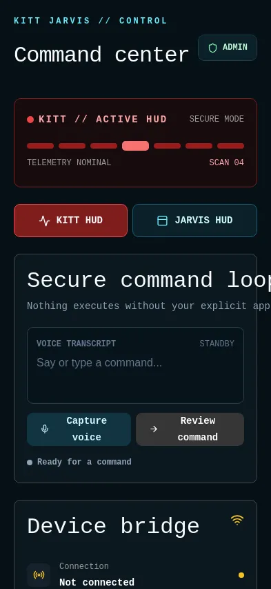 Kitt Jarvis Voice Assistant