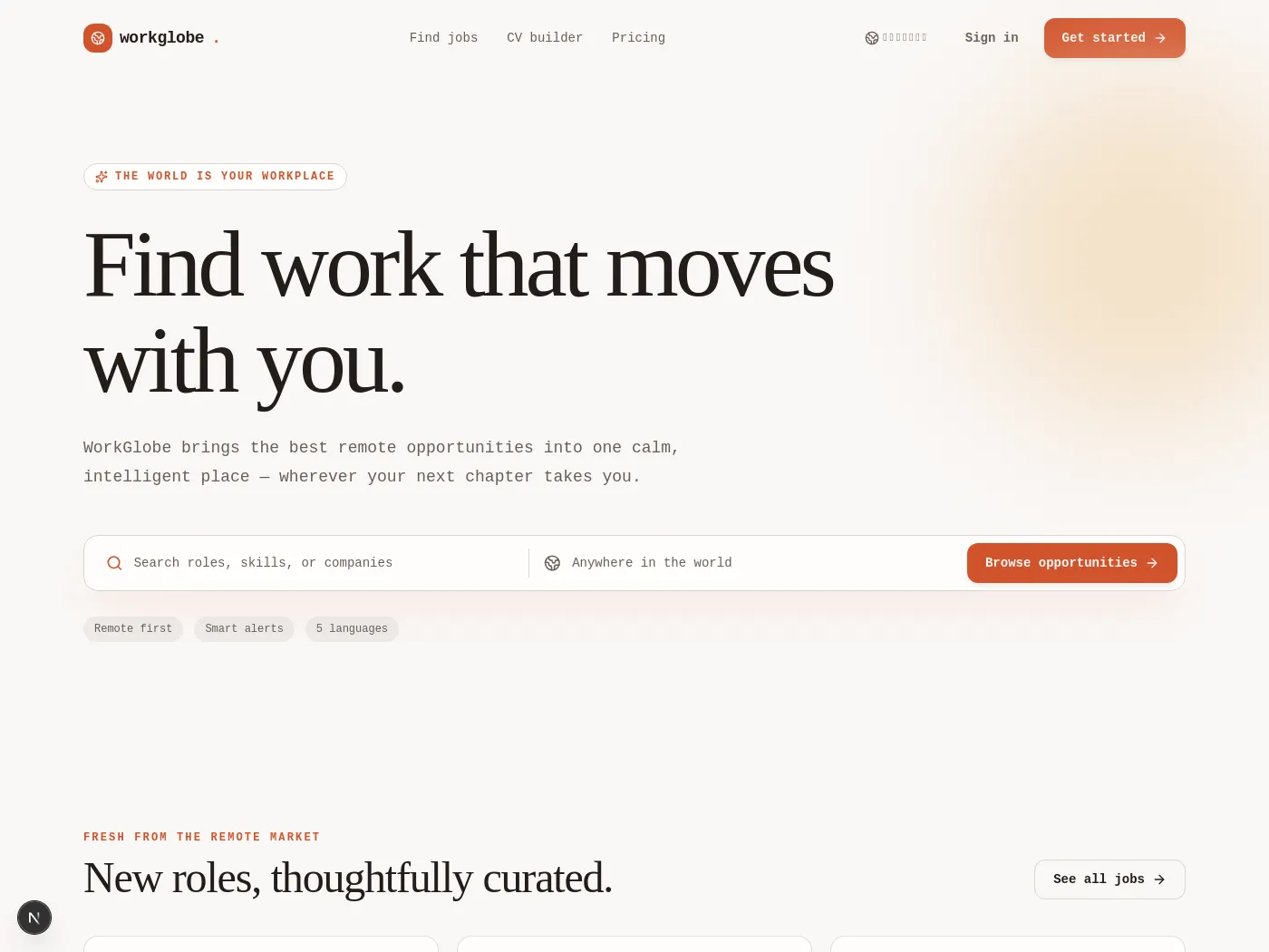 WorkGlobe Job Board