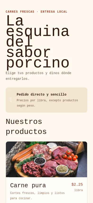 Sabor Porcino App