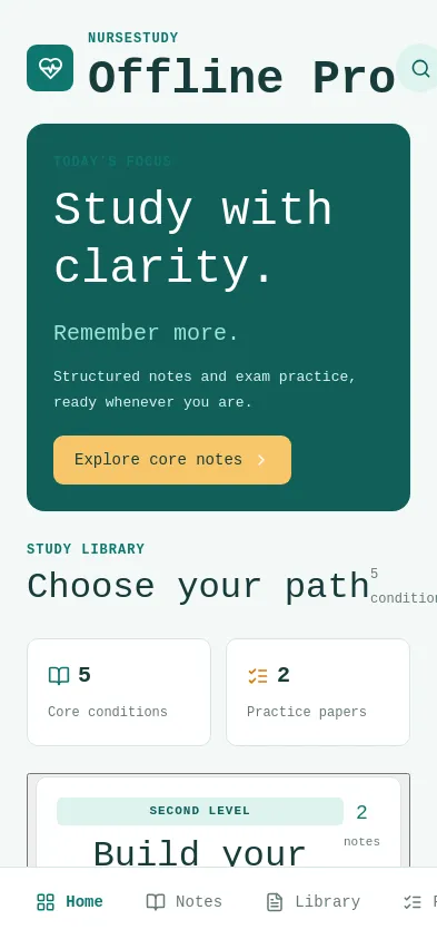 NurseStudy Offline Pro