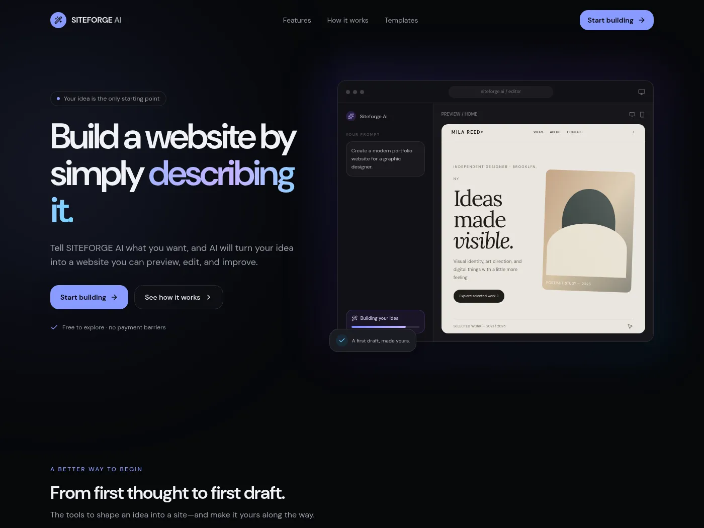 SITEFORGE AI