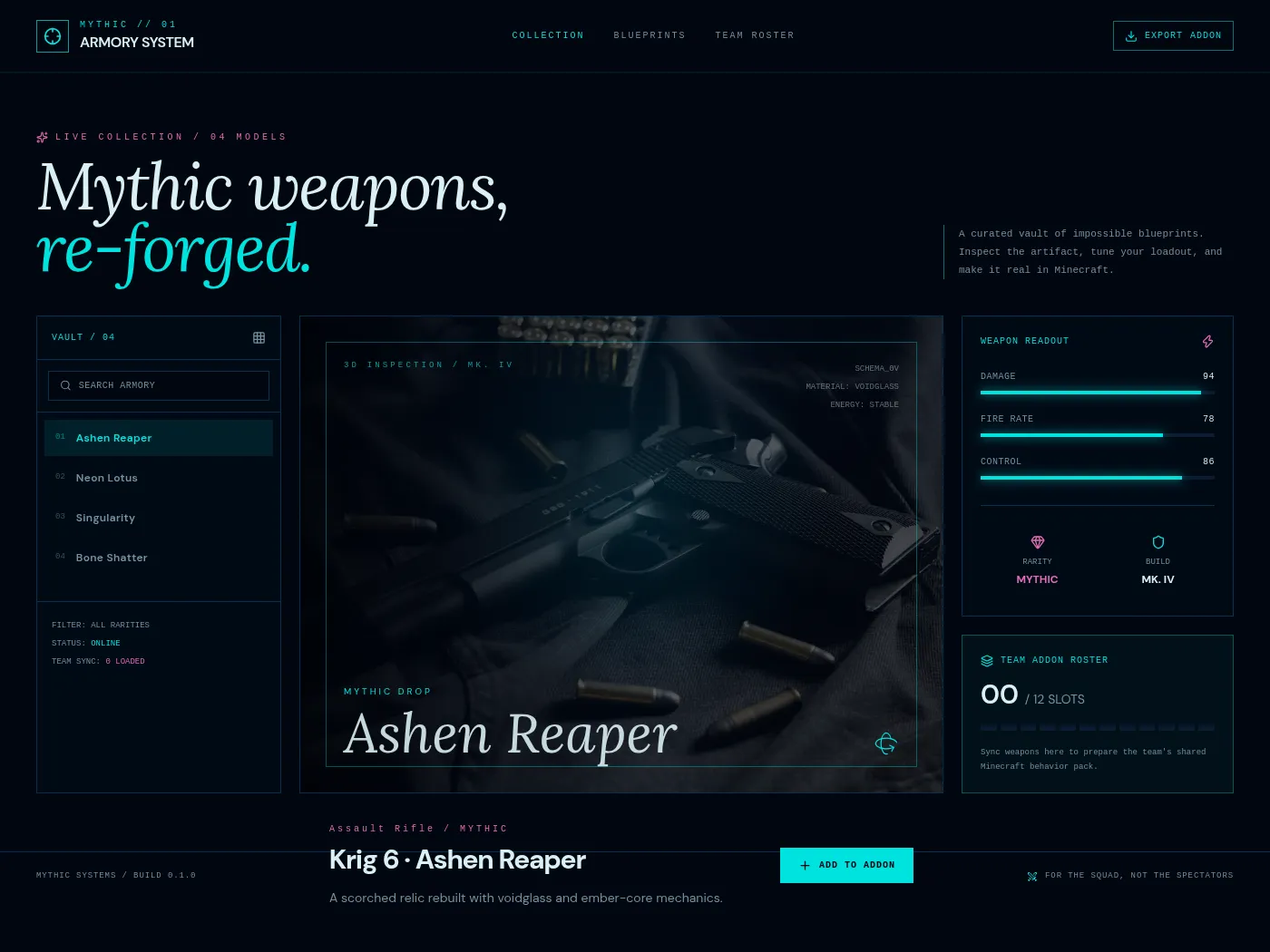 Mythic Weapons Addon