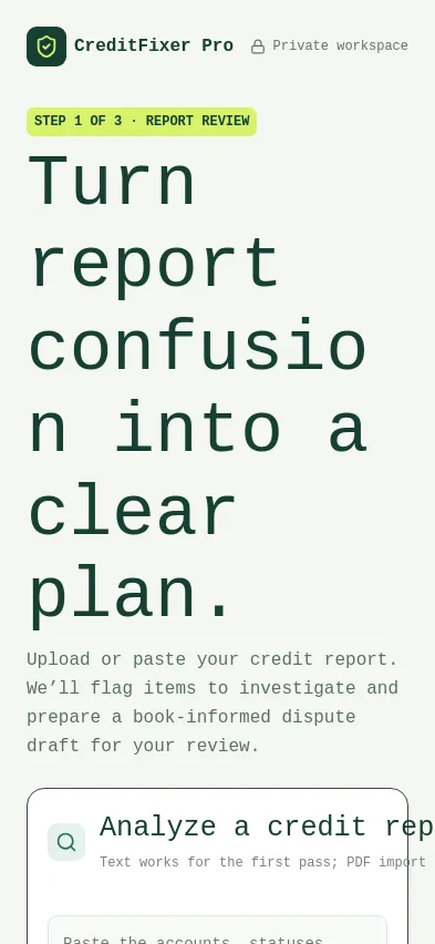 CreditFixer Pro
