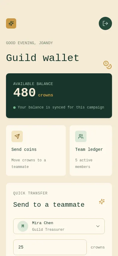 LARP Wallet Mobile
