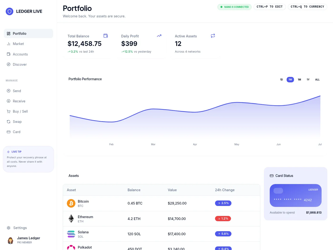 Playful Ledger Simulator