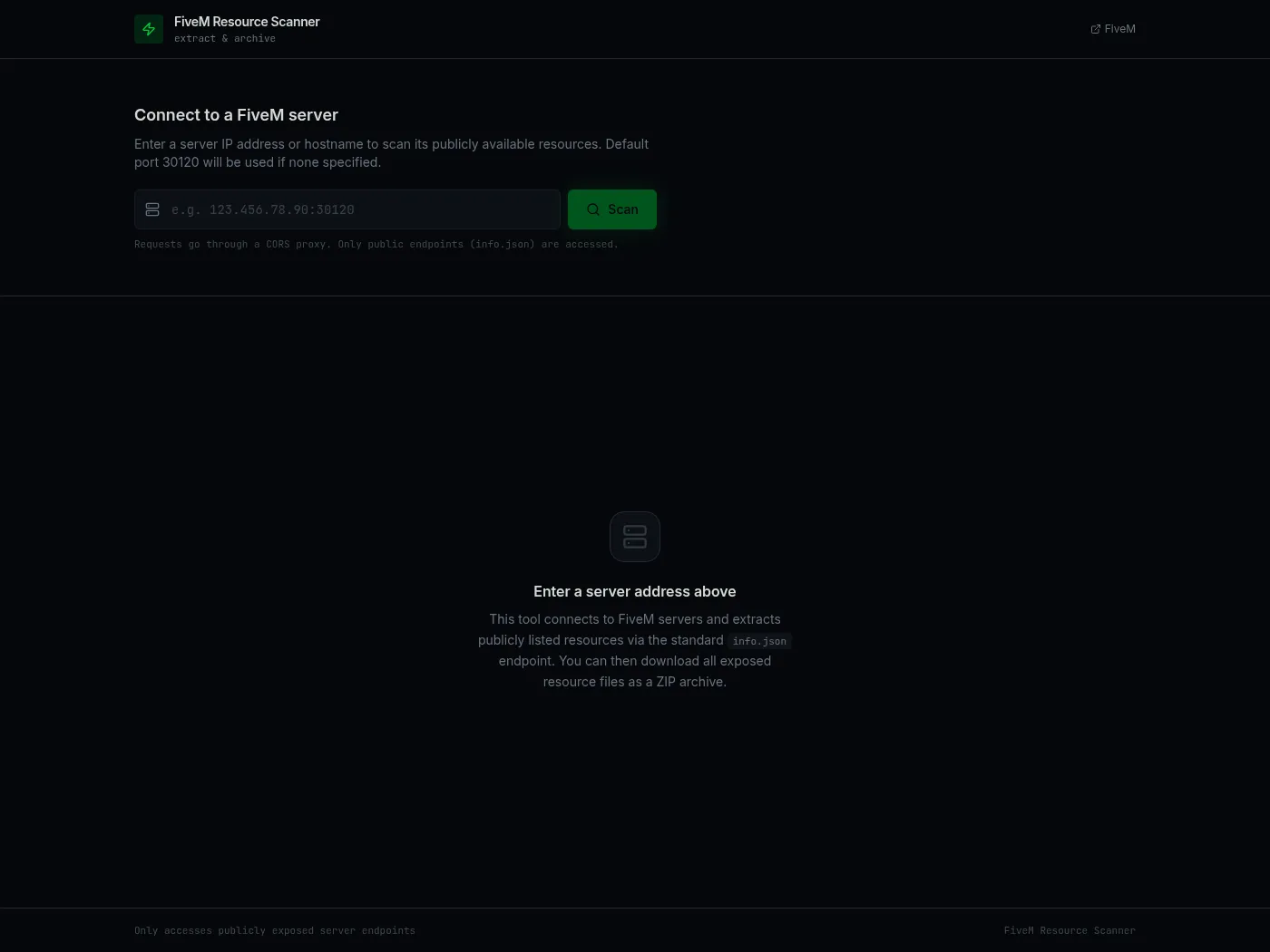 FiveM Resource Scanner