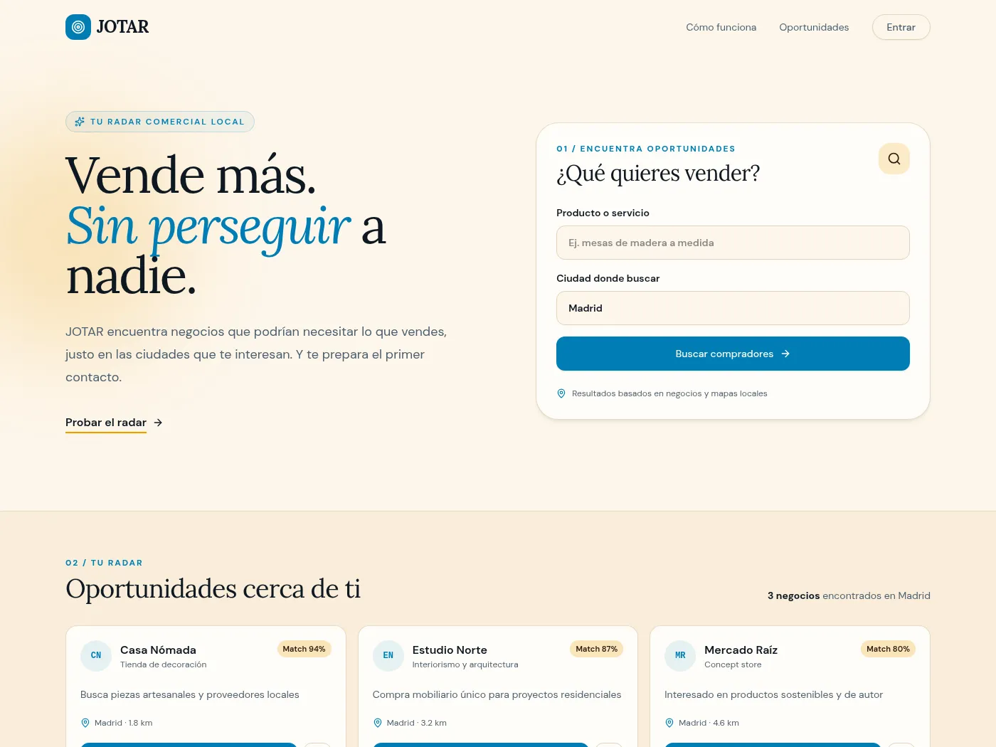 JOTAR Marketplace Finder
