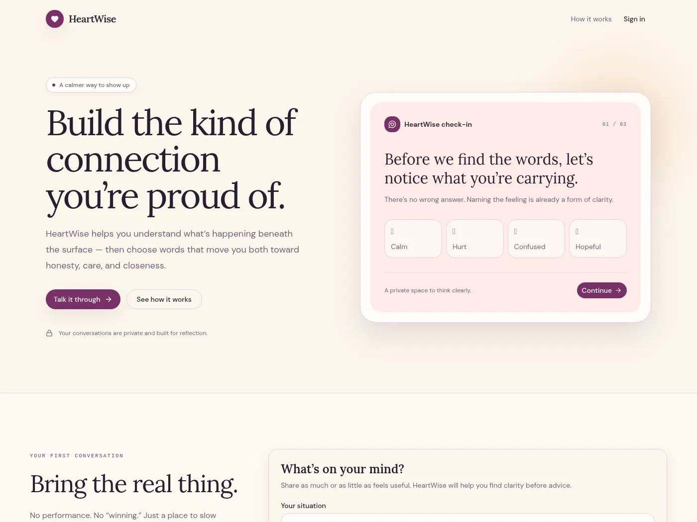 HeartWise AI Coach