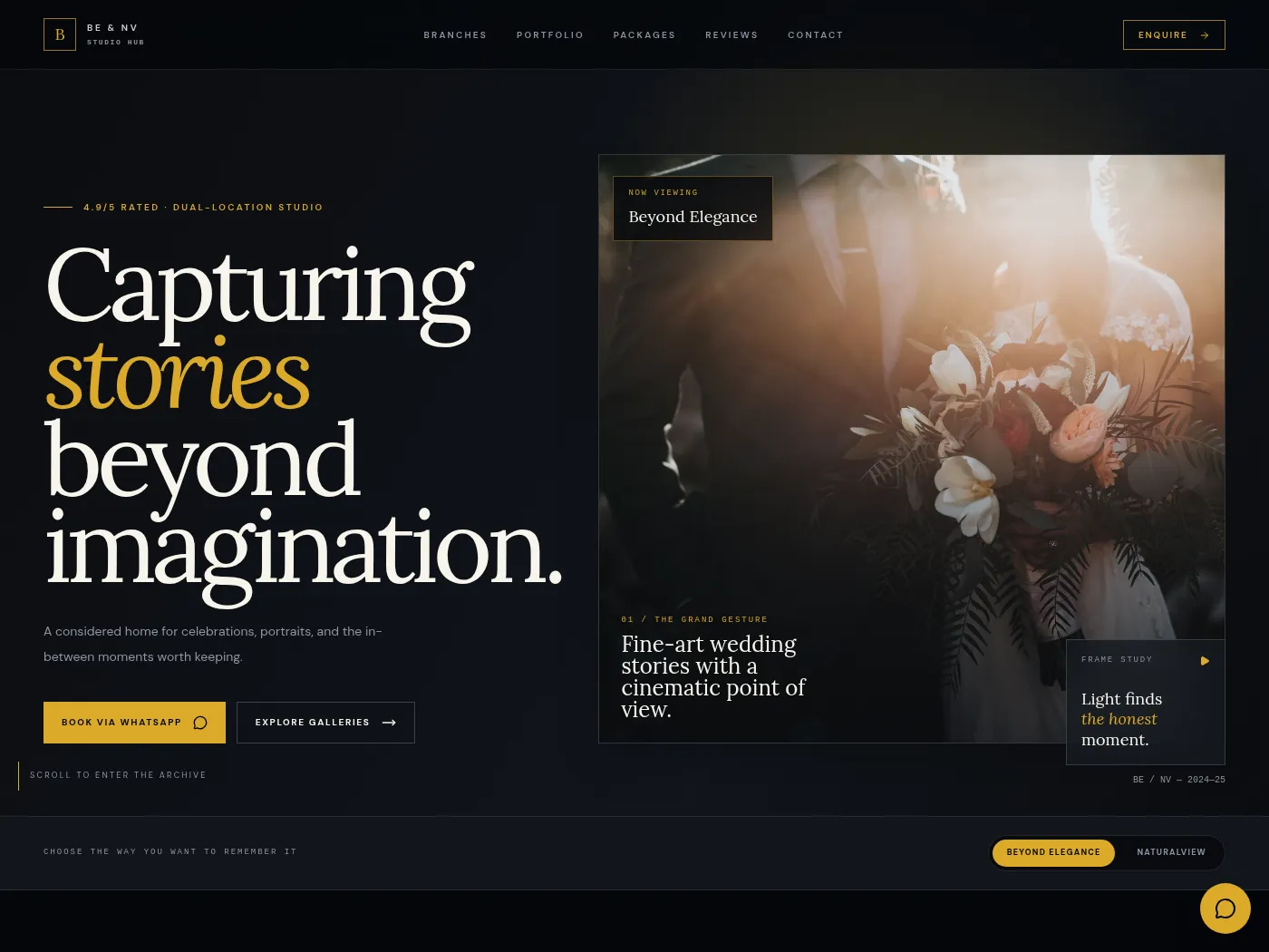 EleganceView Portfolio Hub