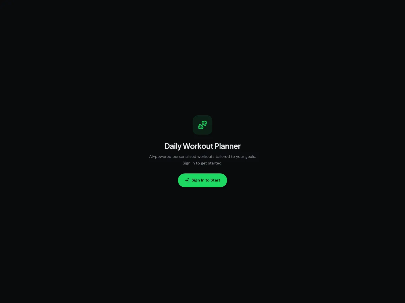 Daily Workout Planner